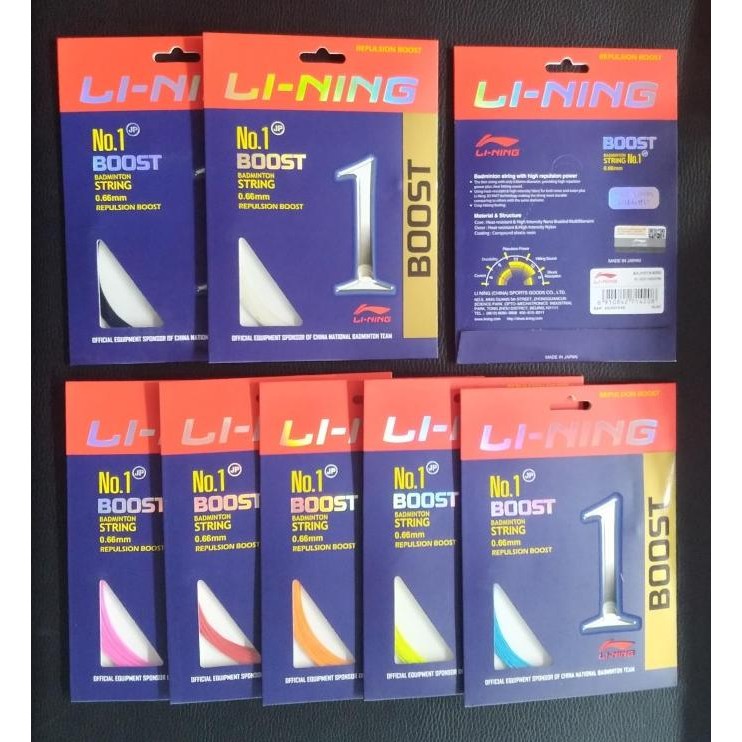 Jual SENAR RAKET BADMINTON LINING NO 1 BOOST ASLI ORIGINAL ORIGINAL DAN ...