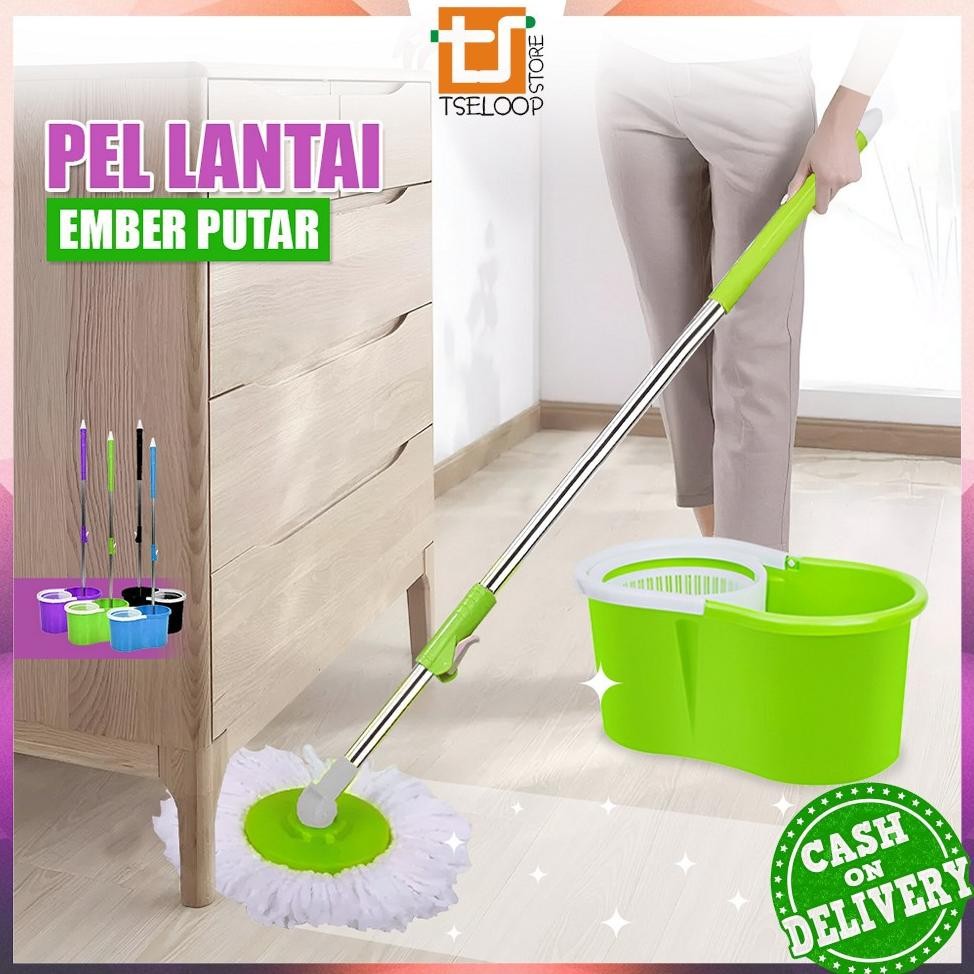 Jual Vw | Ofm-C526 Alat Pel Lantai Dengan Ember Serbaguna / Pel Lantai Ultra Putar Praktis ...