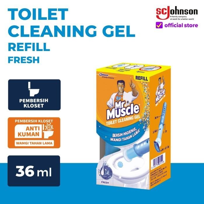 Jual Mr. Muscle Toilet Cleaning Gel Fresh Refill 36mL | Shopee Indonesia