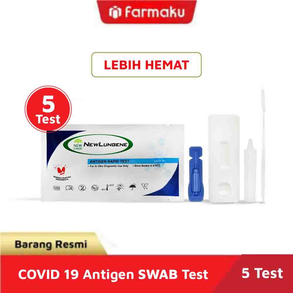 Jual Alat Tes Swab Antigen Clungene Lungene Terbaru Original isi 5 ...