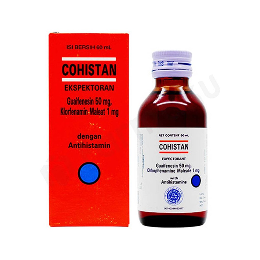 Jual Cohistan Expectorant Syrup 60 ml | Shopee Indonesia