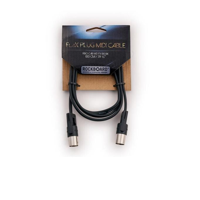 Jual Rockboard Rbo Cab Md Fx 100 Bk Flax Plug Midi Cable 100Cm Black ...