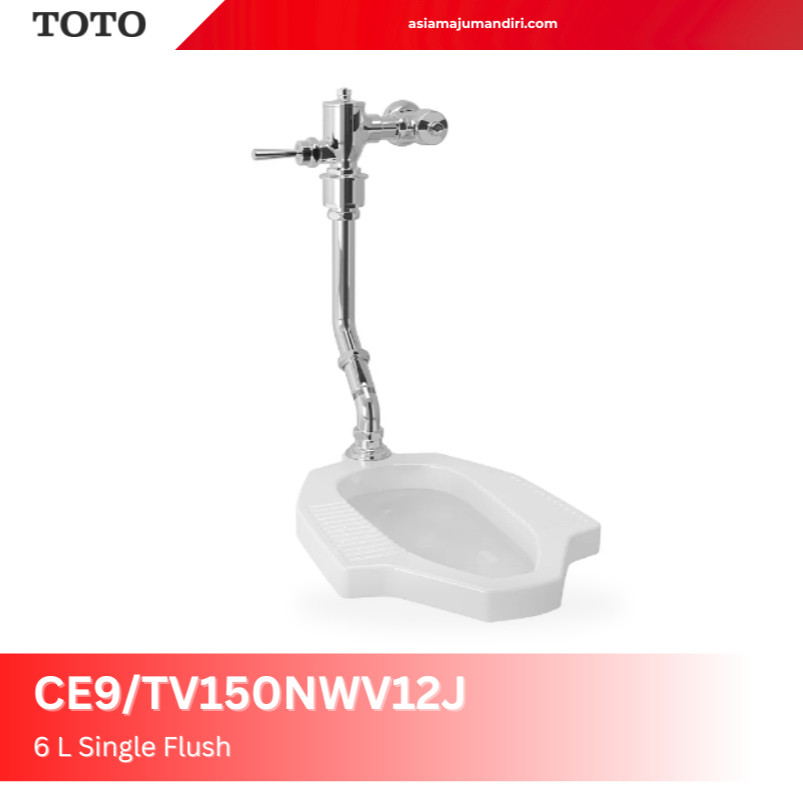 Jual CLOSET JONGKOK COMPLETE FLUSH VALVE TOTO CE9 | Shopee Indonesia