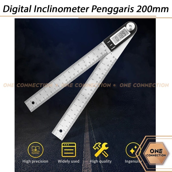 Jual Digital Protractor Angle Ruler Goniometer Inclinometer Penggaris 200mm | Shopee Indonesia