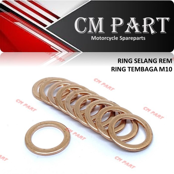 Jual Ring Tembaga Selang Rem Cakram M10 | Shopee Indonesia