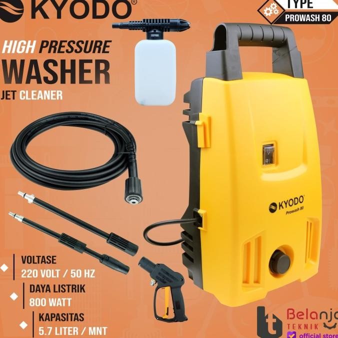 Jual KYODO Prowash 80 Mesin Cuci Portable High Preasure Jet Cleaner ...