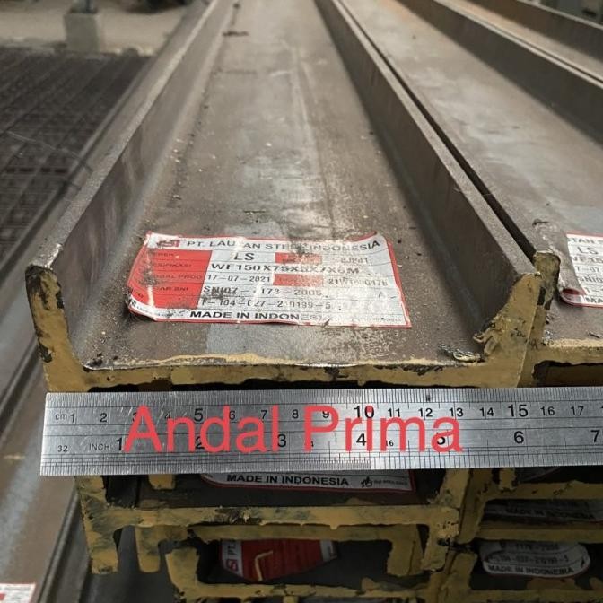Jual WF 150 X 6 METER - BESI BAJA IWF - WIDE FLANGE BEAMS ORIGINAL DAN ...