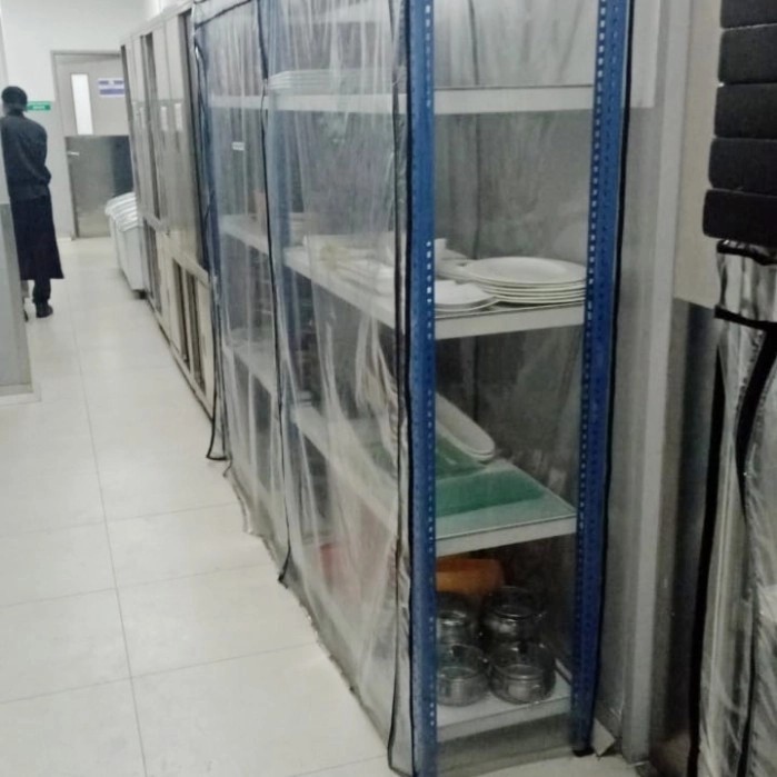 Jual Jual Custom Cover Plastik Rak / Plastic Pvc Resto Hotel Linen ...