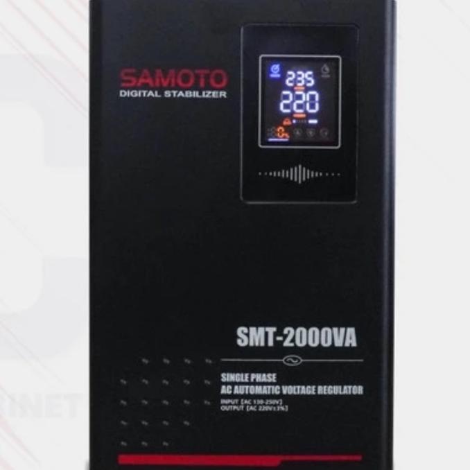 Jual Stabilizer Samoto SMT-2000 Servo Motor 1 Phase / Stabiliser 2000 ...