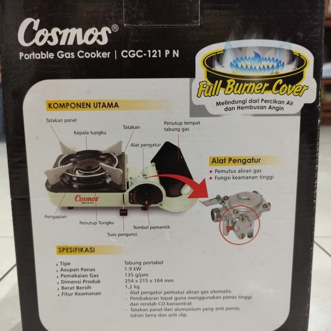 Jual Kompor Gas Portable Cosmos Cgc-121Pn Notifandre | Shopee Indonesia