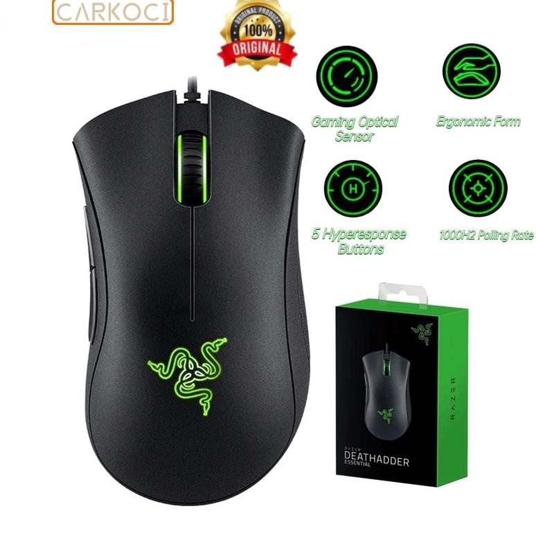 Jual Razer Mouse Gaming dengan Sensor Optik, Mouse Berkabel USB untuk ...