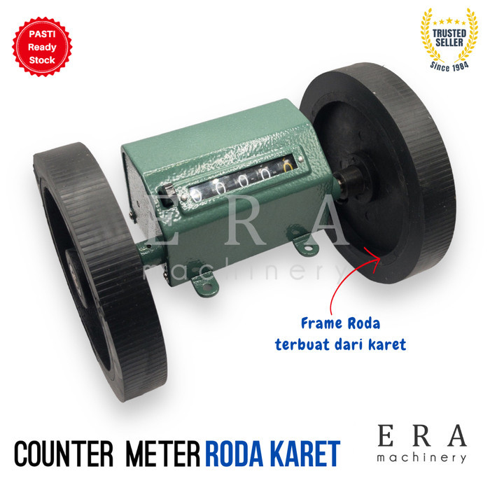 Jual Jual Counter Meter Manual 5 Digit Roda Roller Meteran Kain Mesin ...