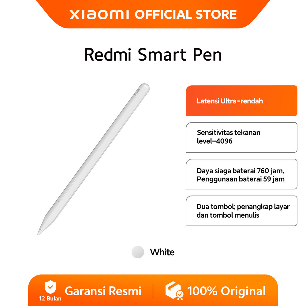 Jual Xiaomi Redmi Smart Pen | Compatible Model | Touch sampling rate ...