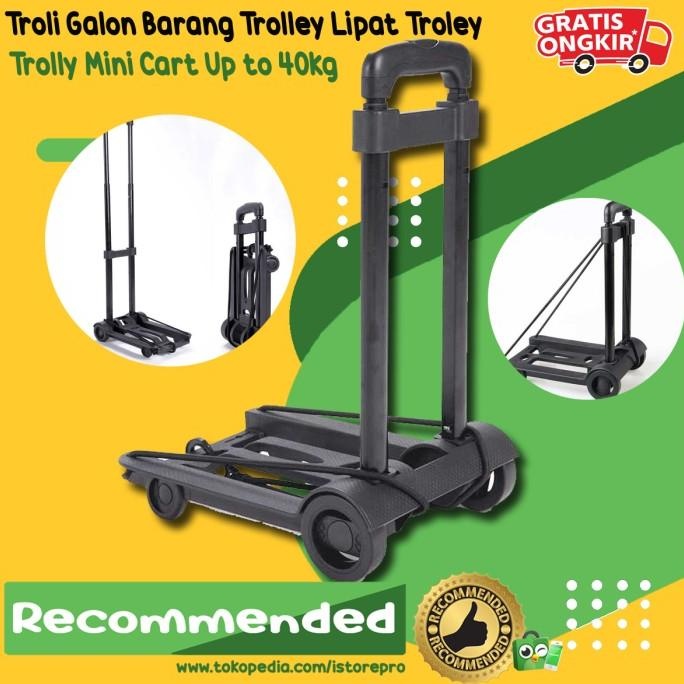 Jual TROLLEY Troli Galon Barang Trolley Lipat Troley Trolly Mini Cart ...
