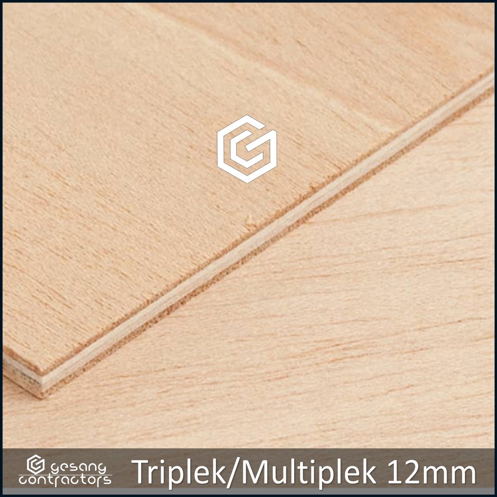 Jual Triplek 12mm 20x200 cm | ISI 2 LEMBAR | Multiplek 12 mm 200x20 cm ...