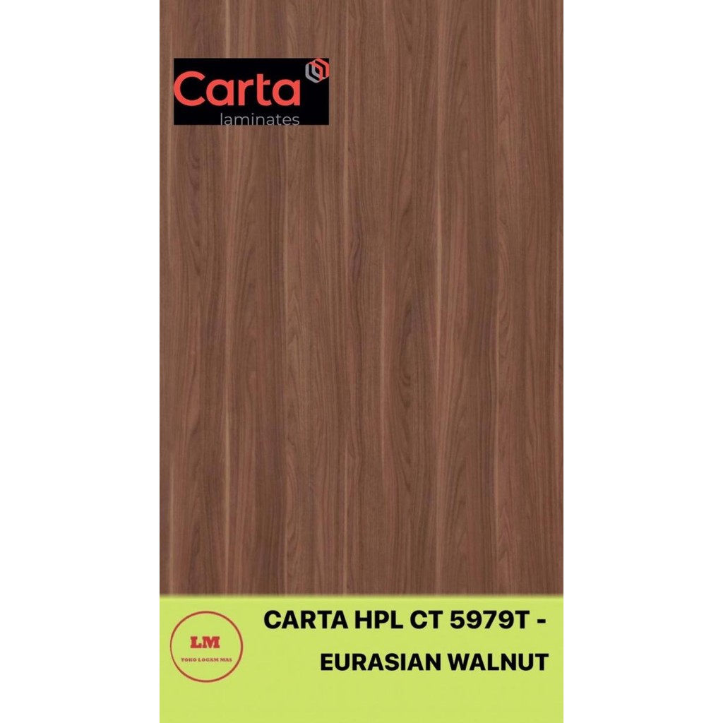Jual Carta Hpl Ct 5979T- Eurasian Walnut - High Pressure Laminates ...