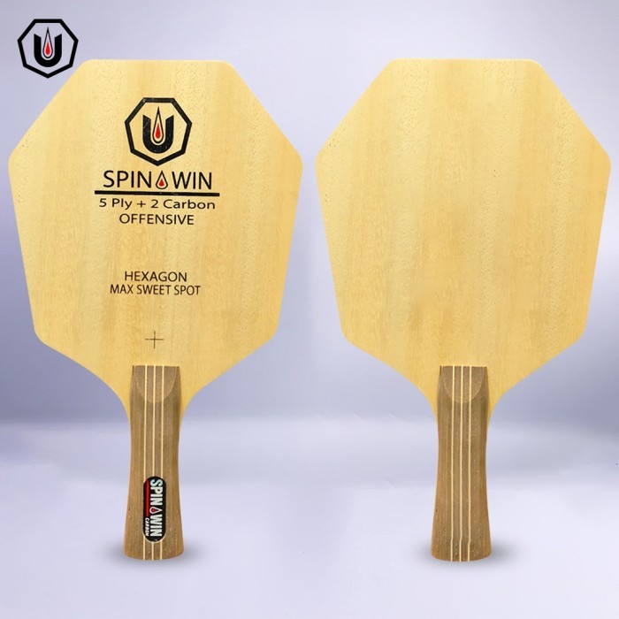 Jual Kayu Bat Tenis Meja Pingpong Spin Win Hexagon Blade Carbon Original | Shopee Indonesia
