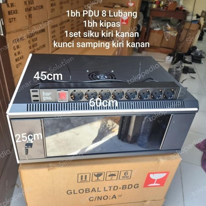 Jual WALLMOUNT RACK 4U / RACK SERVER 4U DEPTH 450MM ORIGINAL DAN ...