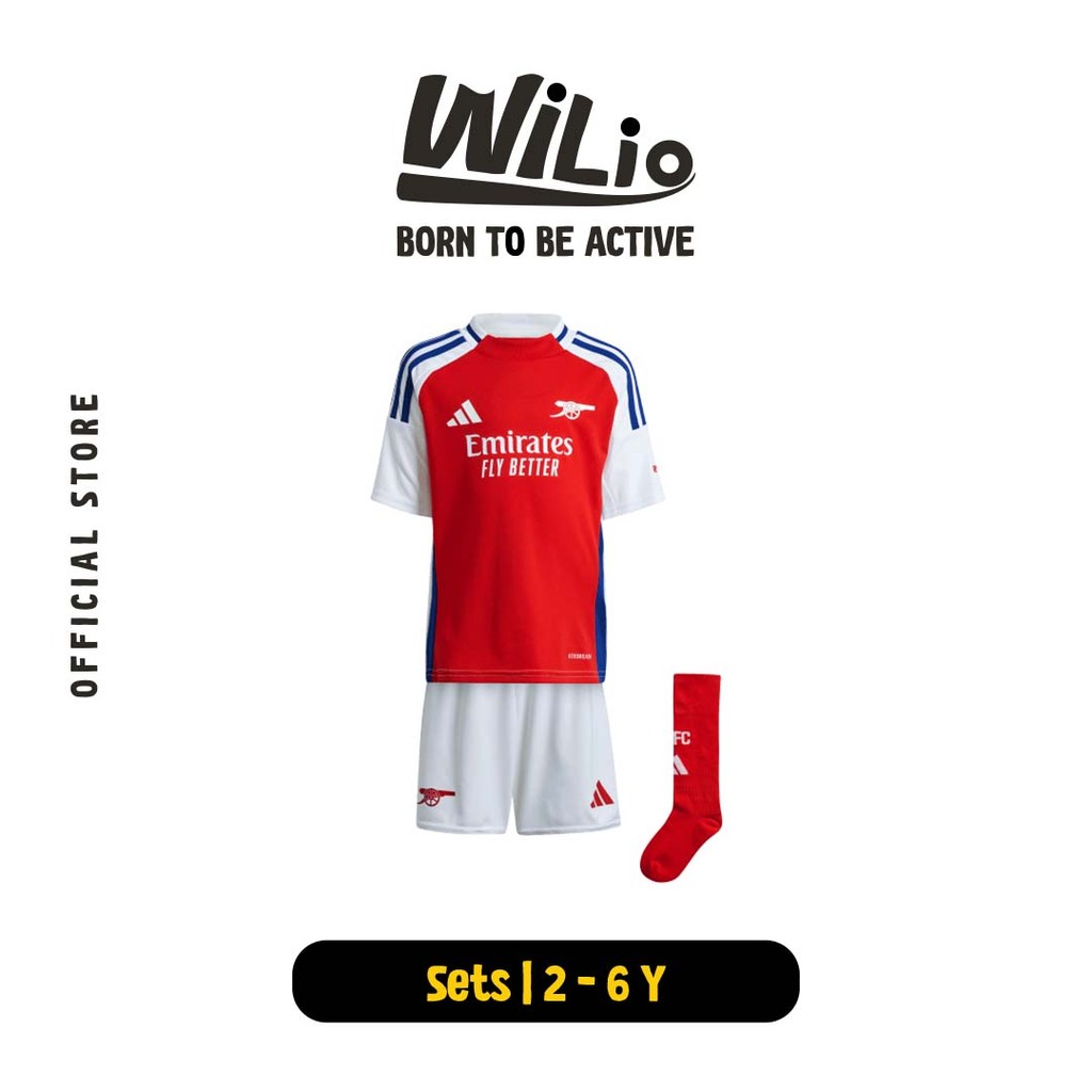Jual ADIDAS Arsenal 24/25 Home Mini Kit Kids IS8146 - Jersey (One Set ...