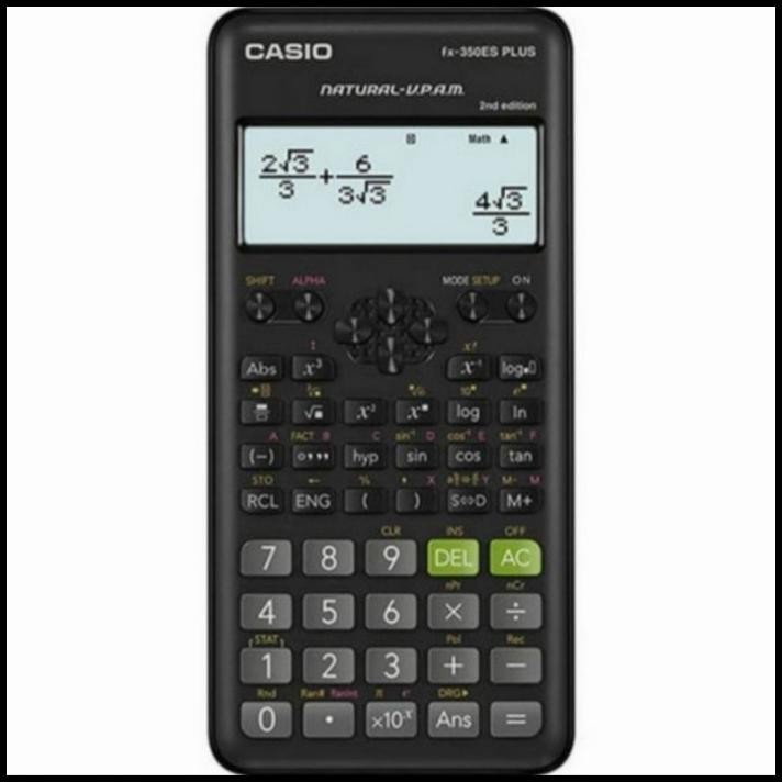 Jual Casio Fx-350Es Plus ( Kalkulator Ilmiah ) | Shopee Indonesia