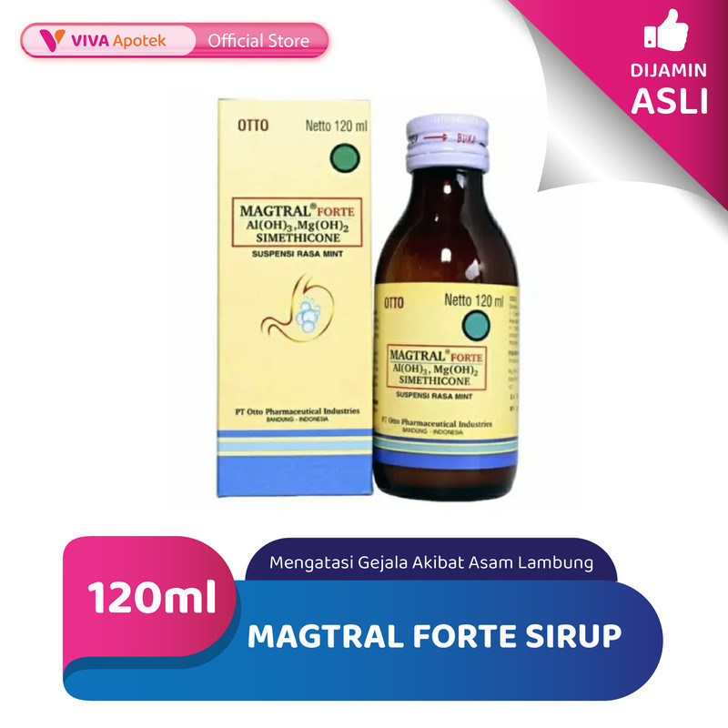 Jual Magtral Forte Sirup untuk Mengatasi Gejala Akibat Asam Lambung(120 ...