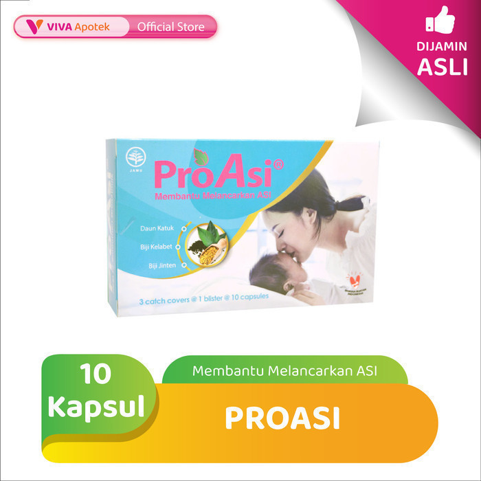 Jual ProAsi untuk Membantu Melancarkan ASI (10 Kapsul) | Shopee Indonesia