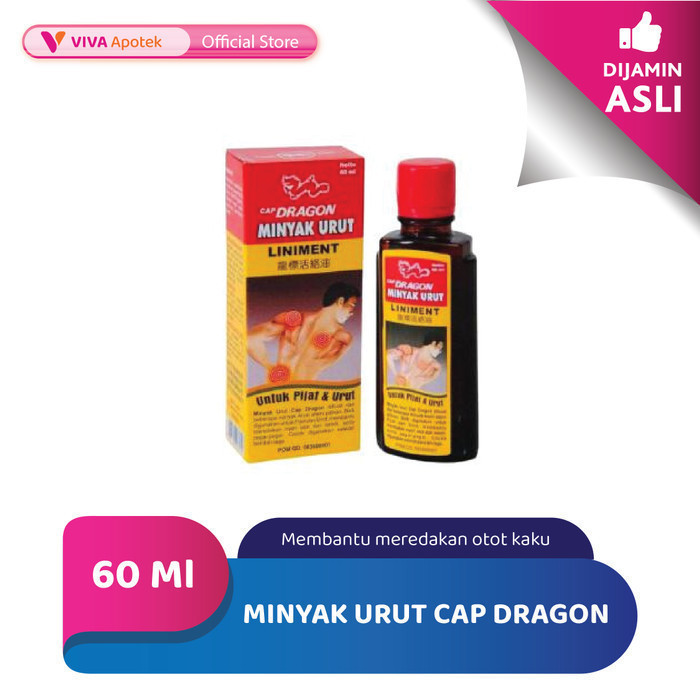 Jual Minyak Urut Cap Dragon untuk Meredakan Nyeri Otot (60 ml) | Shopee ...