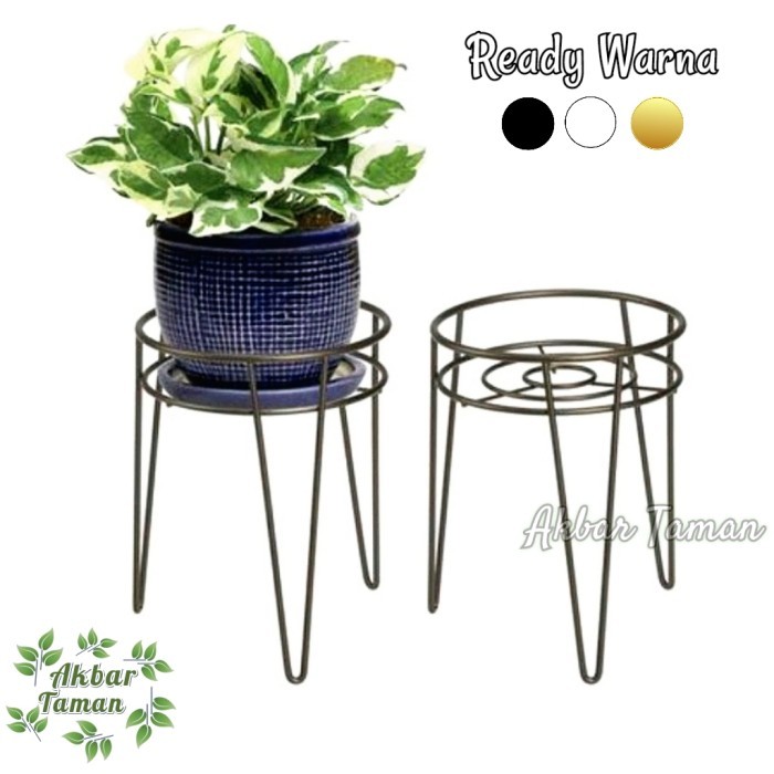 Jual DUDUKAN POT BUNGA BESI / STANDING JENGKOK POT BUNGA BESI | Shopee ...