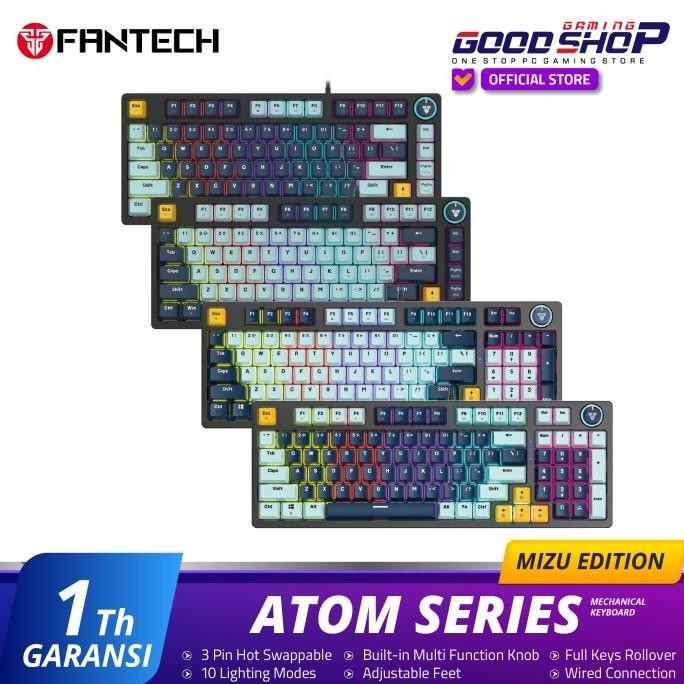 Jual Fantech ATOM96 MK890 RGB Keyboard Gaming Mechanical Full Size | Shopee Indonesia