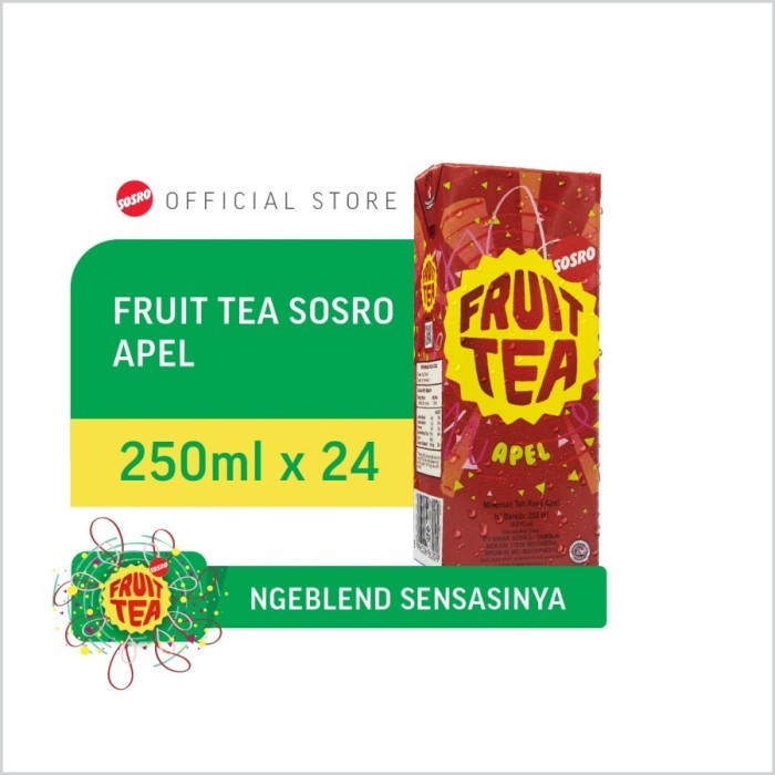 Jual Fruit Tea Kotak 250ml 1 dus isi 24 pcs - minuman murah | Shopee Indonesia