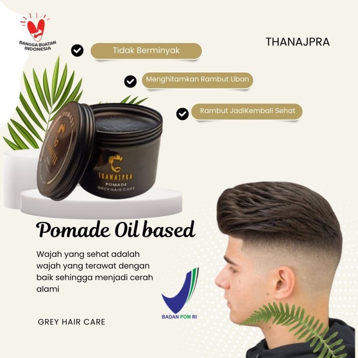Jual Minyak Rambut Pomade Pria Terbaik Untuk Menutrisi Uban dan ...