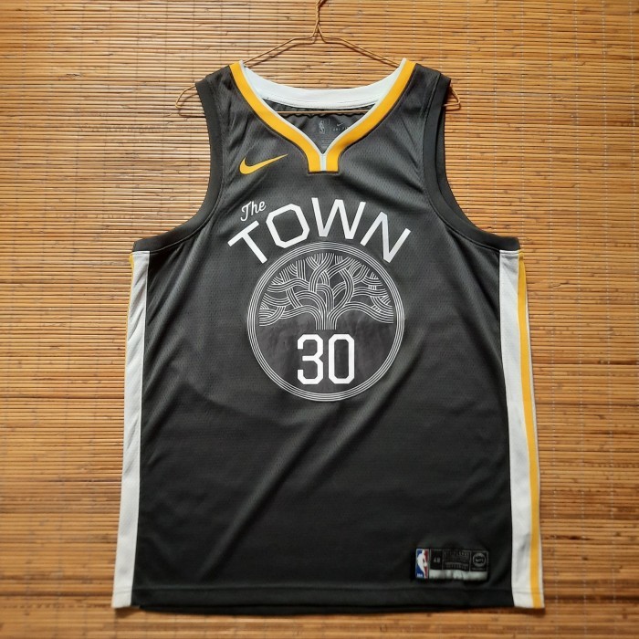 Jual JERSEY NBA SWINGMAN GSW WARRIORS ORIGINAL STEPH CURRY THE TOWN | Shopee Indonesia