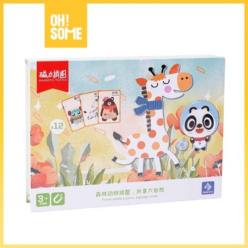 Jual OHSOME ZEBRA BROS / Mainan Kreatif Anak Jigsaw Puzzle Magnet ...