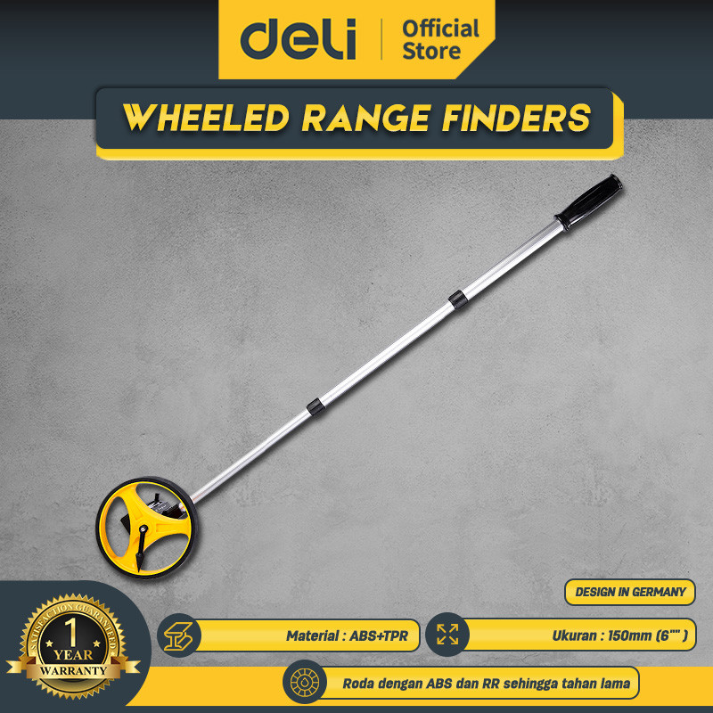 Jual Deli Wheeled Rangefinders / Meteran Roda Berjalan Hingga 999M ...