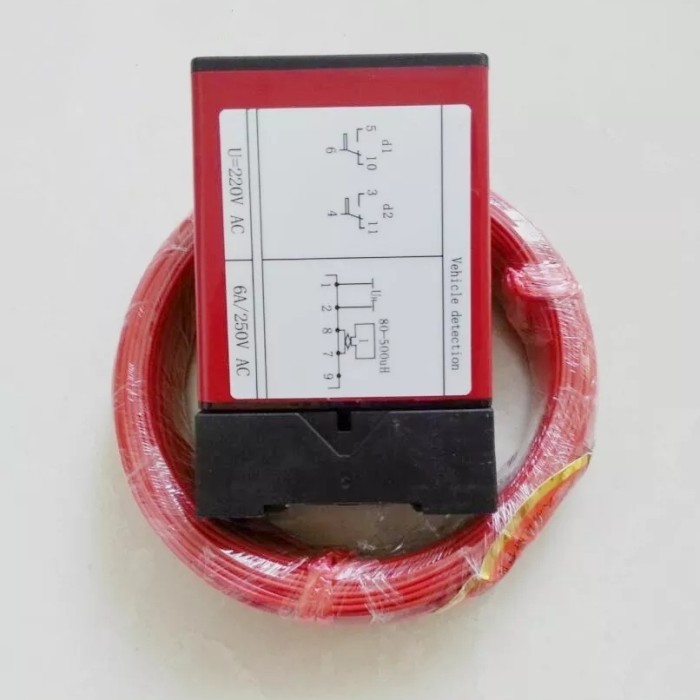 Jual Promo!! Paket Kabel Sensor Loop Detector + Vld 220 V ( Panjang 50 ...