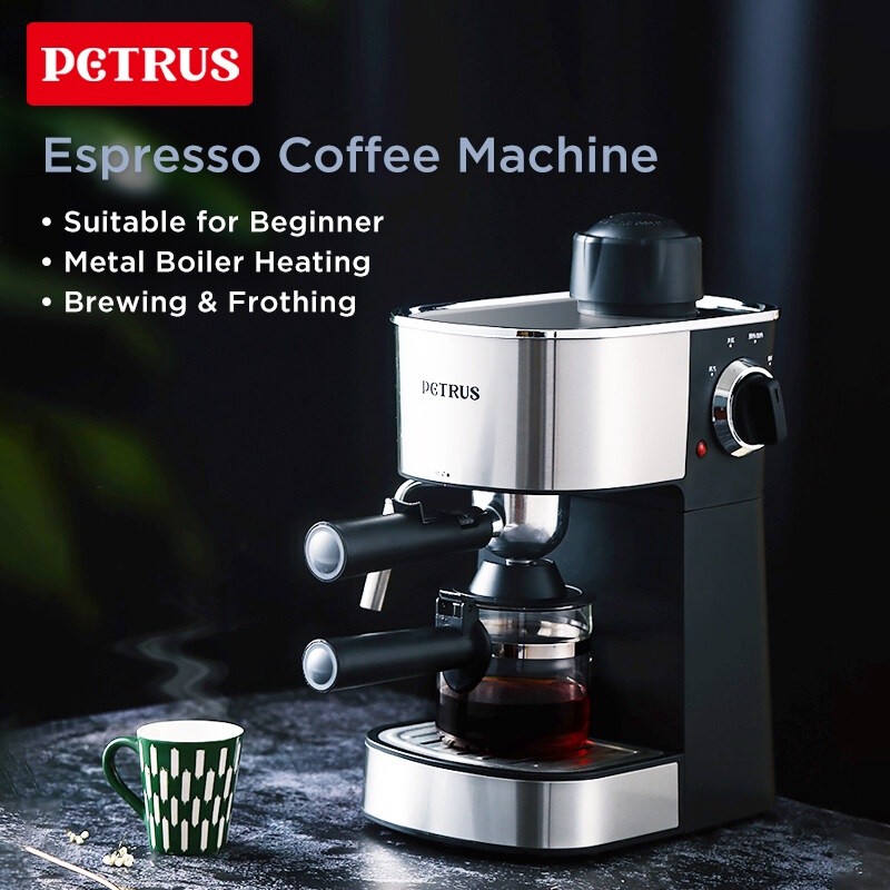 Jual Petrus Coffee Machine Espresso Coffee Maker dengan Sistem Susu ...