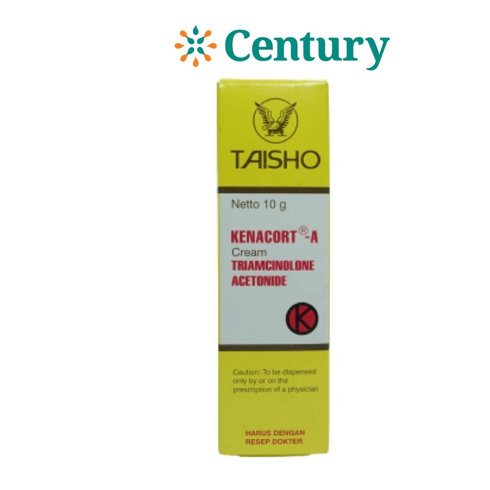Jual KENACORT A 0.1% CREAM 10 GRAM / TRIAMCINOLONE ACETONIDE / SALEP ...