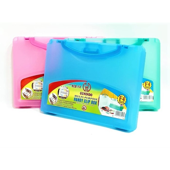 Jual KOTAK DOKUMEN KERTAS HARD FILE CASE HCB FOLIO F4 PLASTIK PEGANGAN ...