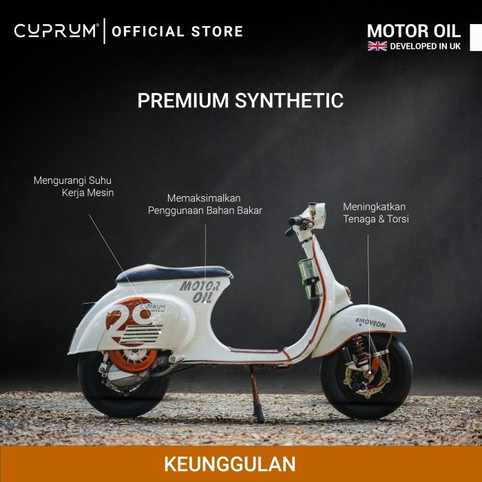 Jual Oli Cuprum Motor Oil 2 Stroke Mesin Motor 2Tak, Oli Samping, Vespa ...