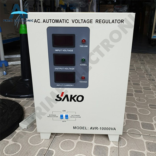Jual ORIGINAL SAKO AVR-10000VA Stabilizer 10000 Watt AVR 10KVA | Shopee ...