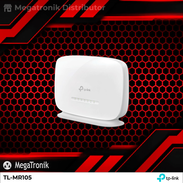 Jual Router Wireless TP-Link - TL-MR105 Wireless N 4G LTE 300Mbps ...