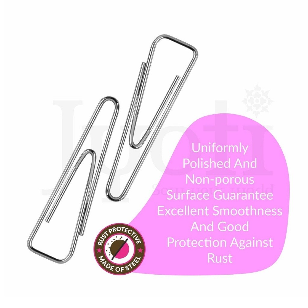 Jual Paper Clip Kecil Penjepit Kertas Klip Kecil Metal Klip Trigonal ...