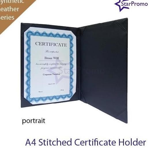 Jual ! TERLARIS MAP SERTIFIKAT KULIT EXCLUSIVE CERTIFICATE HOLDER A4 ...