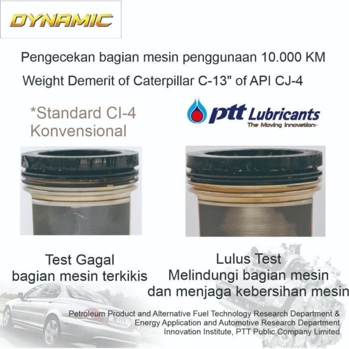 Jual Oli Diesel Ptt Lubricants Dynamic Commonrail Synthetic 5W30 6L Terbaik | Shopee Indonesia