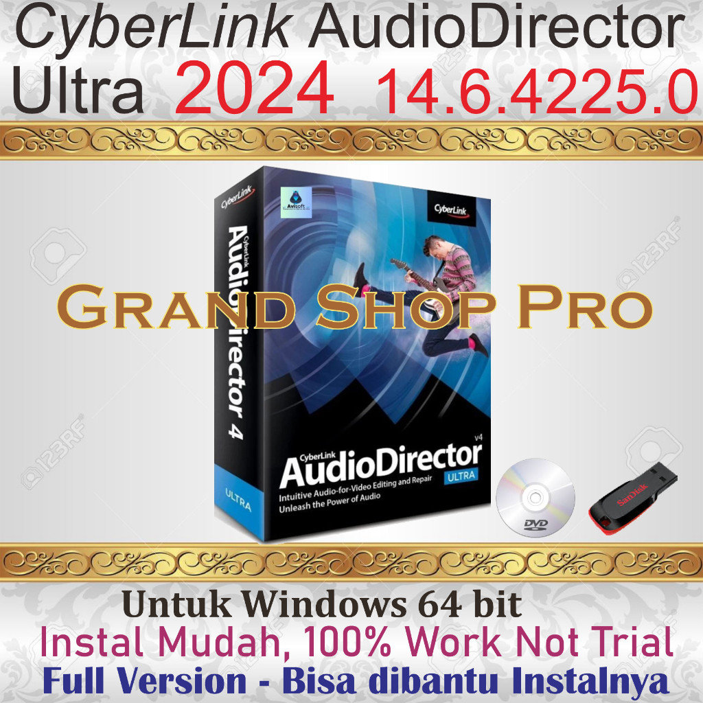 Jual Cyberlink AudioDirector (Full Version, Not Trial) | Shopee Indonesia