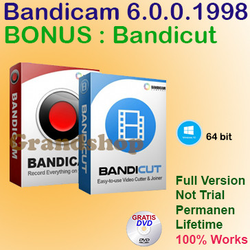 Jual Bandicam, bonus Bandicut - Full Version, Lifetime | Shopee Indonesia