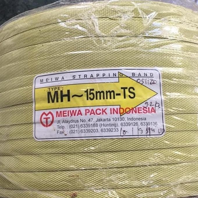 Jual Strapping Band 15Mm Tali Packing Tali Klam Warna Kuning 10Kg Meiwa ...