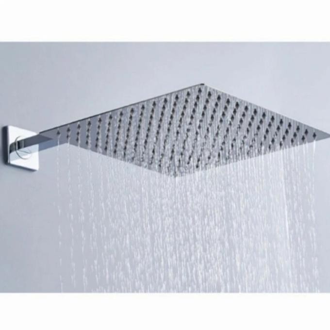 Jual Wall Shower Kotak Stainless 10 Inchi+Pipa Kotak/Shower Hujan Kotak ...