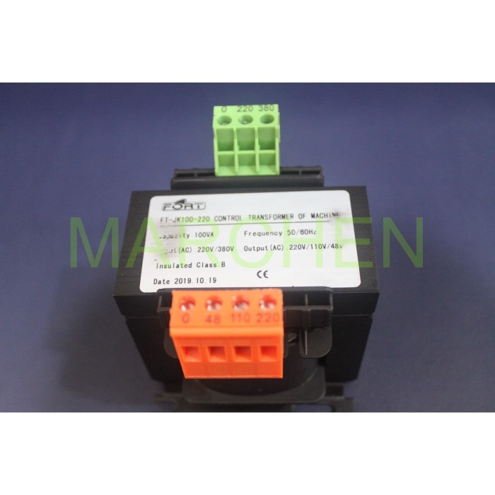Jual kosnew@ TRAVO STEP UP STEP DOWN 220-380 To 220-110-48V AC 100VA ...