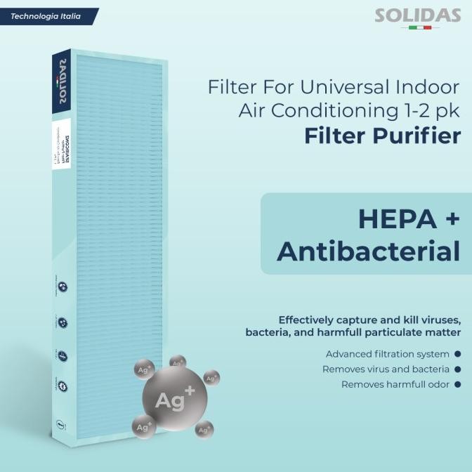 Jual NEW Filter HEPA+Antibacterial for Universal Air Conditioner 1-2 PK ...